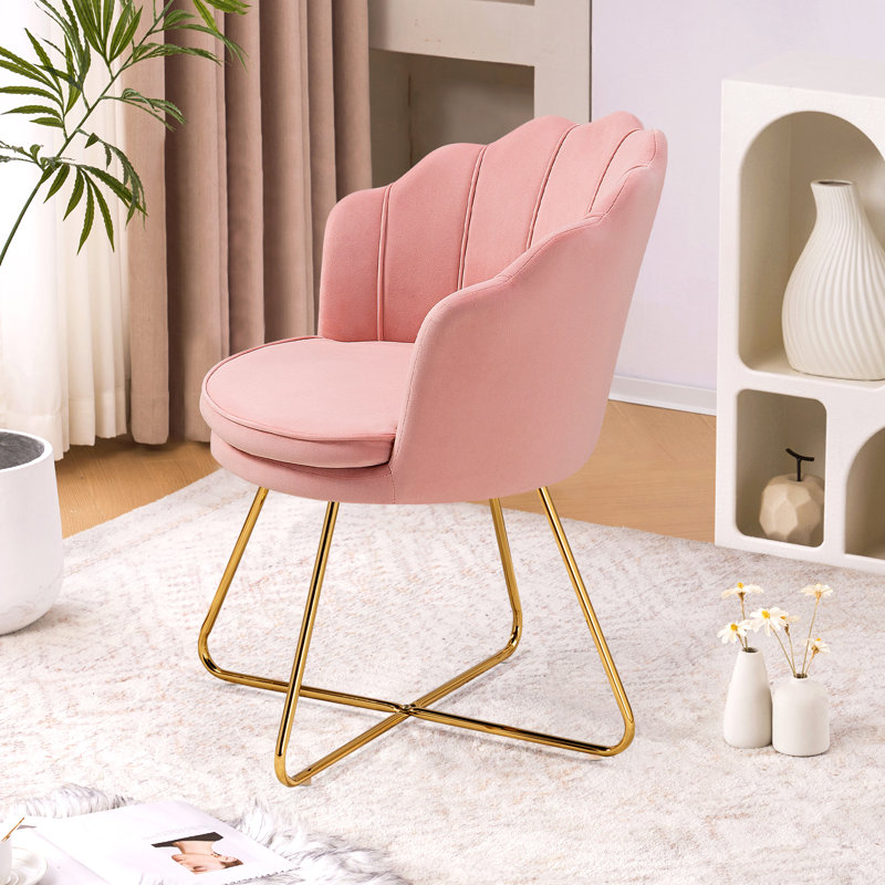 Velvet barrel accent chair store